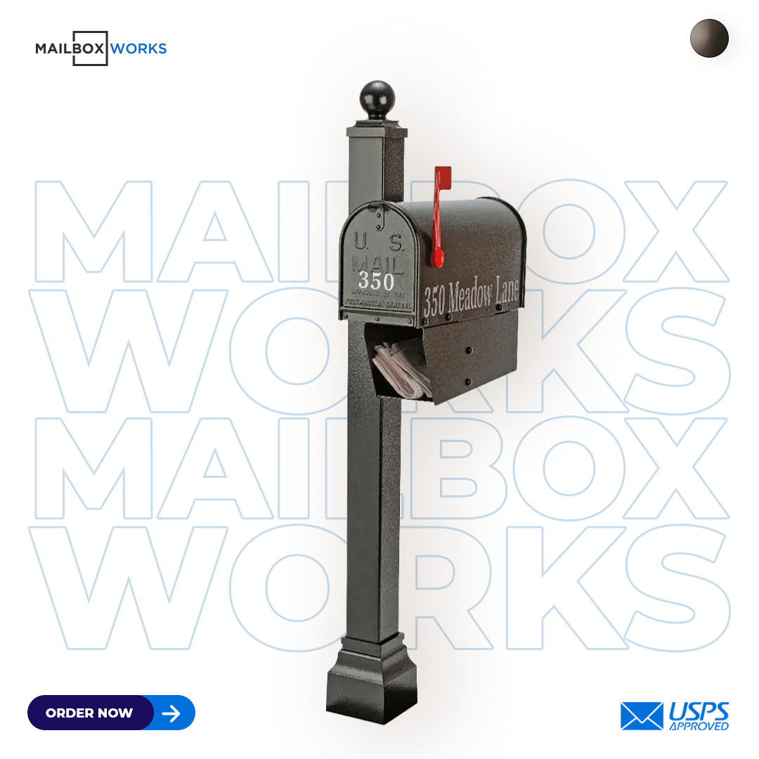 Janzer Mailboxes Residential Post Mount at MailboxWorks
