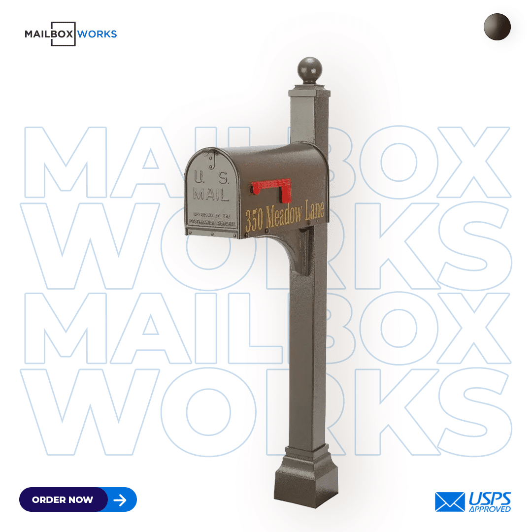 Janzer Mailboxes Residential Post Mount at MailboxWorks