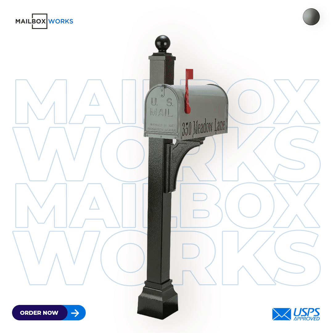 Janzer Mailboxes Residential Post Mount at MailboxWorks