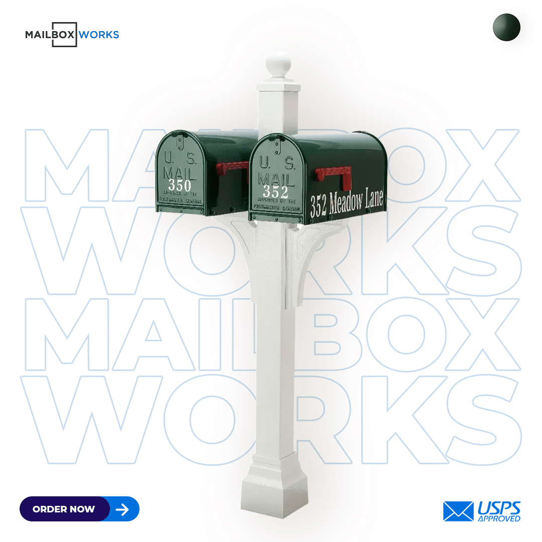 Janzer Mailboxes Residential Post Mount at MailboxWorks