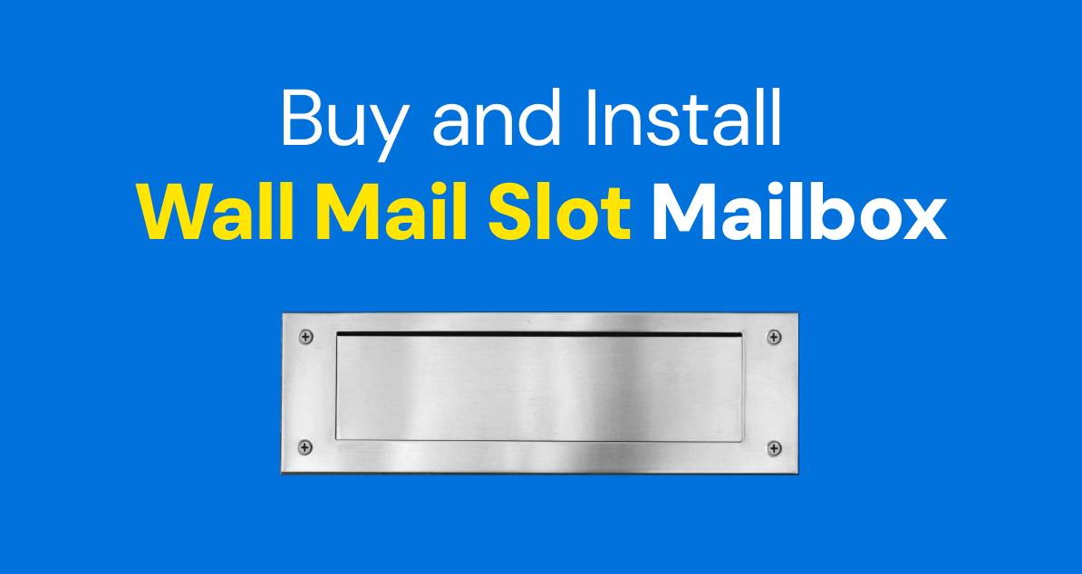Upgrade Your Home with a Secure Wall Mail Slot