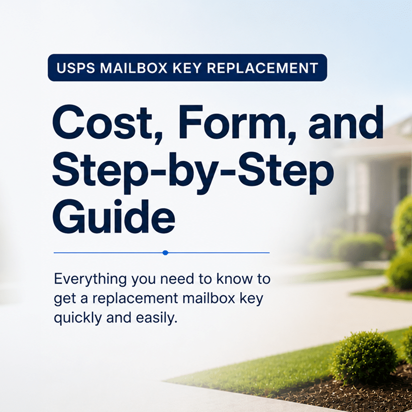 USPS Mailbox Key Replacement: Cost, Form, and Step-by-Step Guide ...