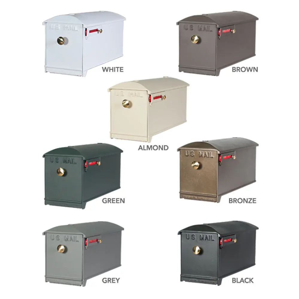 Imperial Decorative Mailbox and Lamp Post Combo # 3 - MailboxWorks